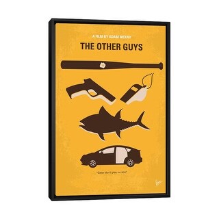 iCanvas "My The Other Guys Minimal Movie Poster" by Chungkong Framed - Bed Bath & Beyond - 37087198